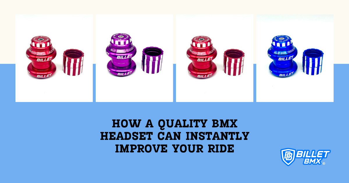 Shop Pro BMX Headsets | Better Spins, Control & Style – BILLETBMX.COM