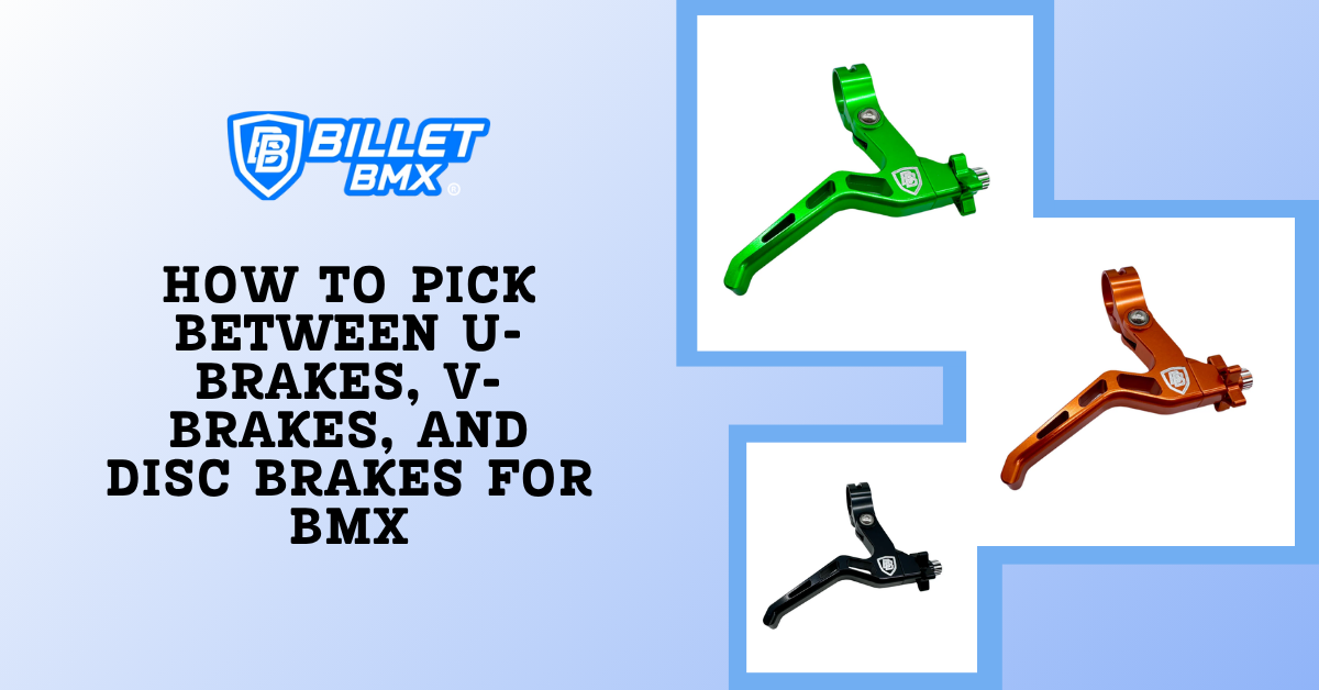 BMX Brakes Guide: U-Brakes vs V-Brakes vs Disc Brakes – BILLETBMX.COM